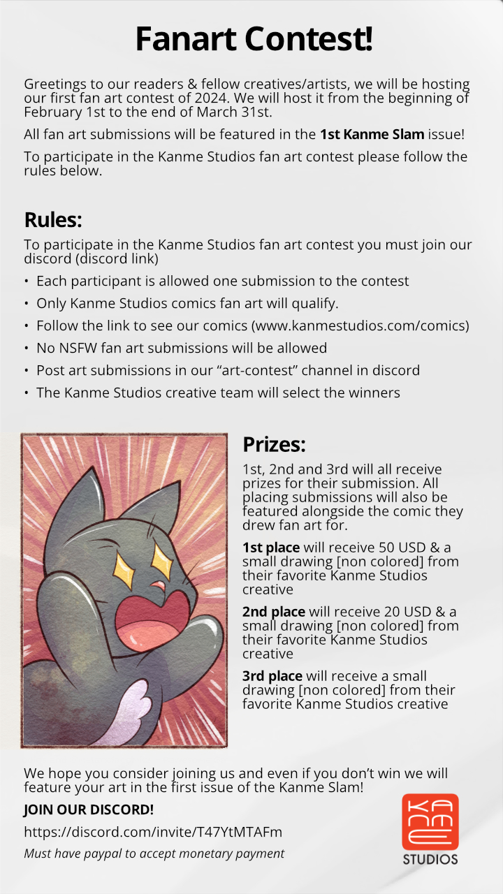 Final Month of the Kanme Studios Fan Art Contest! – Welcome to Kanme ...